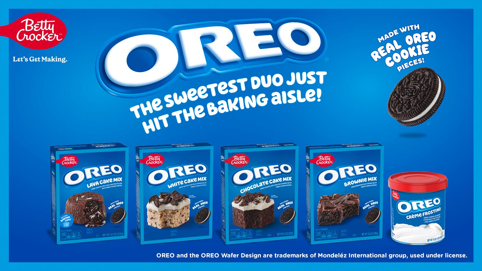 Betty Crocker™ OREO® Baking Mixes and Frosting - BettyCrocker.com