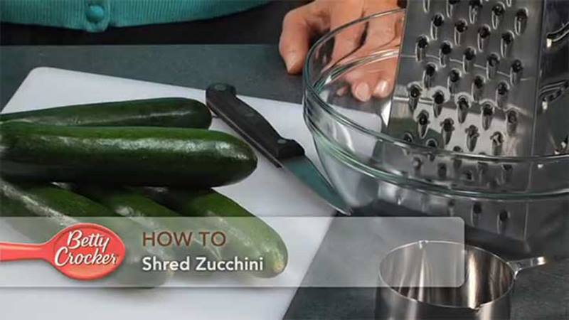 How To Shred Zucchini - BettyCrocker.com